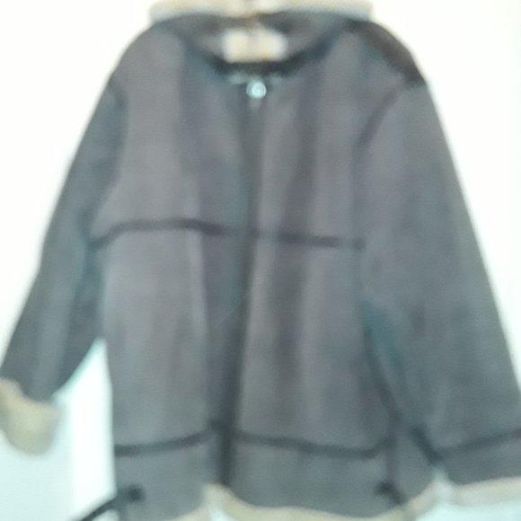 Komitor | Jackets & Coats | Komitor Womens Brown Leather Jacket With ...